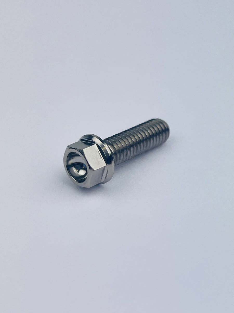 M6 20mm Titanium Flanged Hex Head Bolts – TSR PRODUCTS PTY LTD